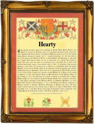 What is the origin of the word hearty?