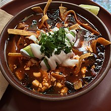 What is the origin of Tortilla Soup?