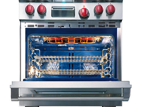 What is the oven temperature for broiling?