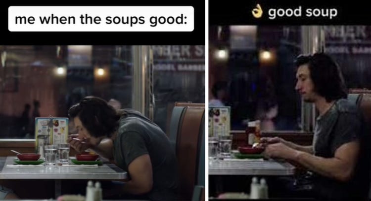 What is the phrase good soup from?