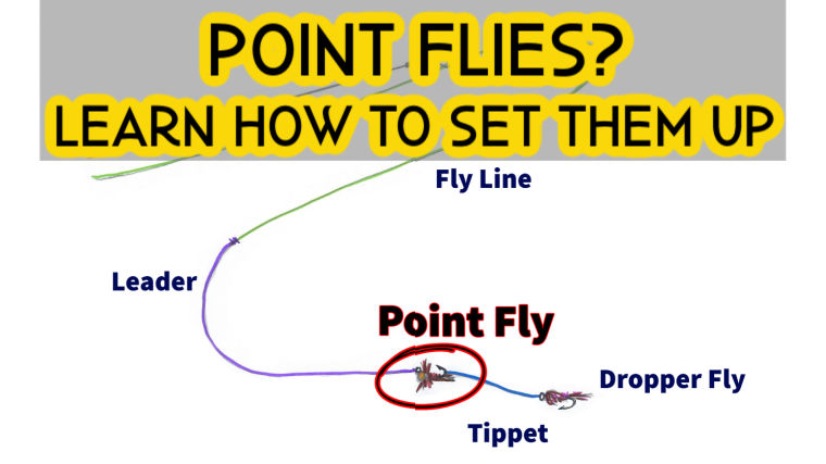 What is the point fly in fly fishing?
