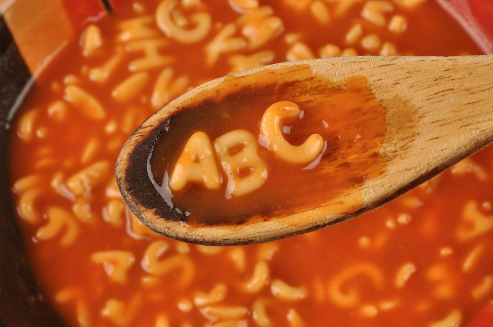 What is the point of alphabet soup?