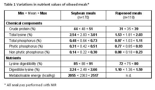 What is the protein level of soybean meal?