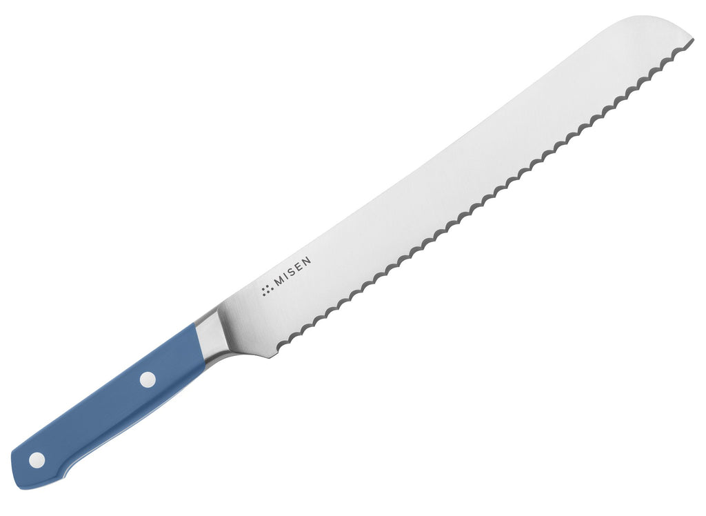 What is the purpose of serrated knife?