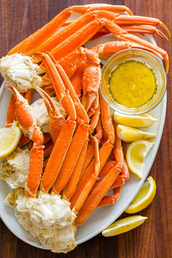 What is the recipe for crab legs with salt?