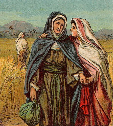 What is the relationship between Ruth and Naomi in the Bible?