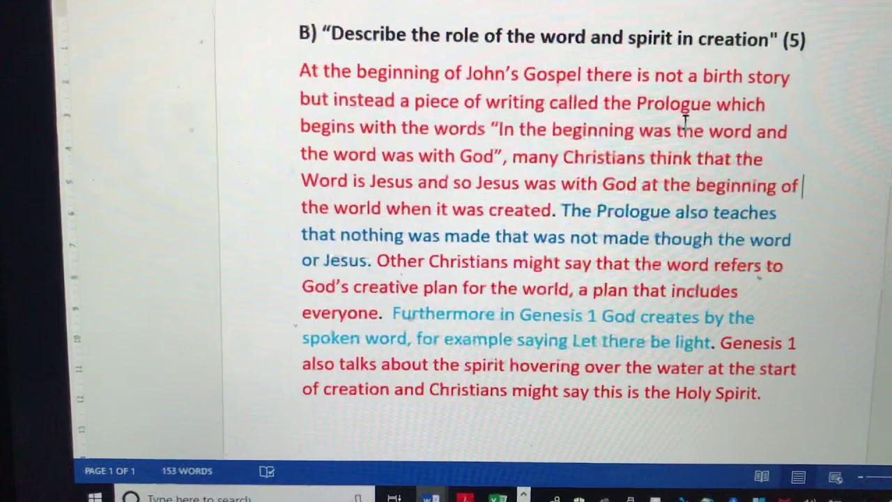 What is the role of the Spirit in creation?