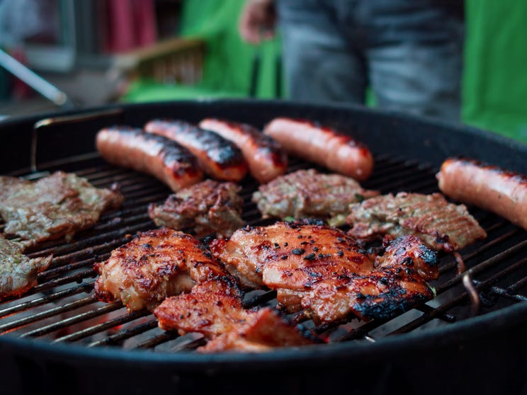 What is the safest way to grill meat?