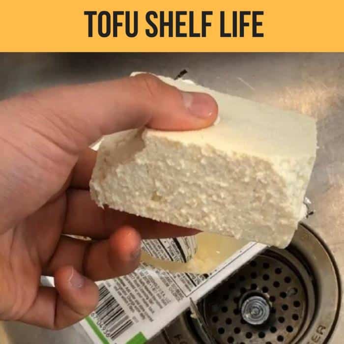 What is the shelf life of tofu?