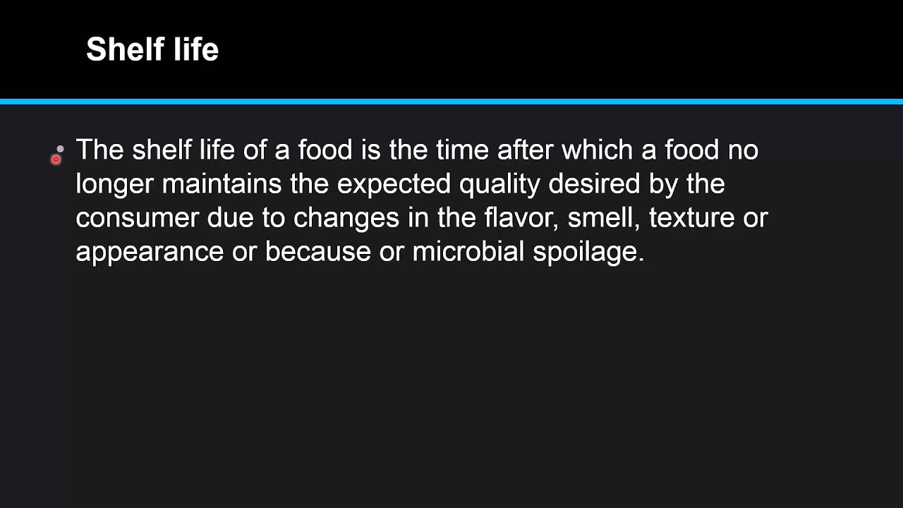 What is the shelf life?