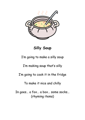 What is the silly Soup song?