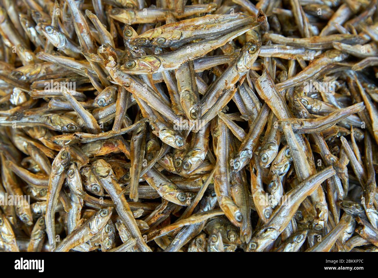 What is the small dried fish called?