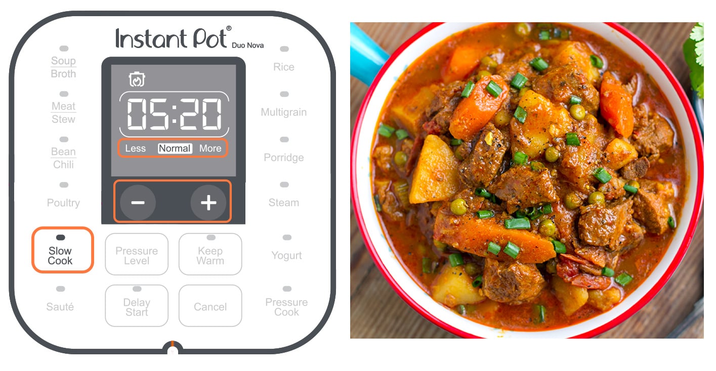 What is the stew setting on Instant Pot?