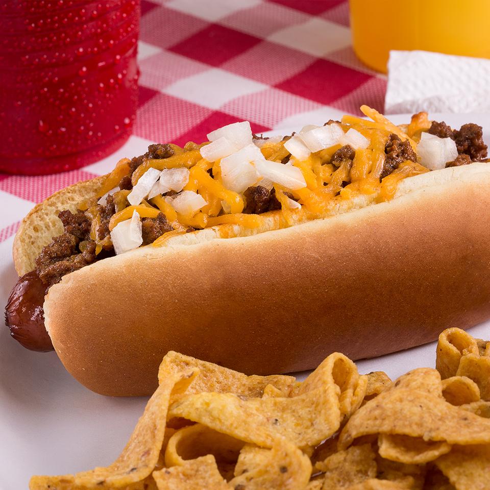 What is the Texas chili dog?