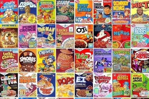 What is the top 5 cereal?