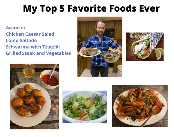 What is the top 5 most popular food?