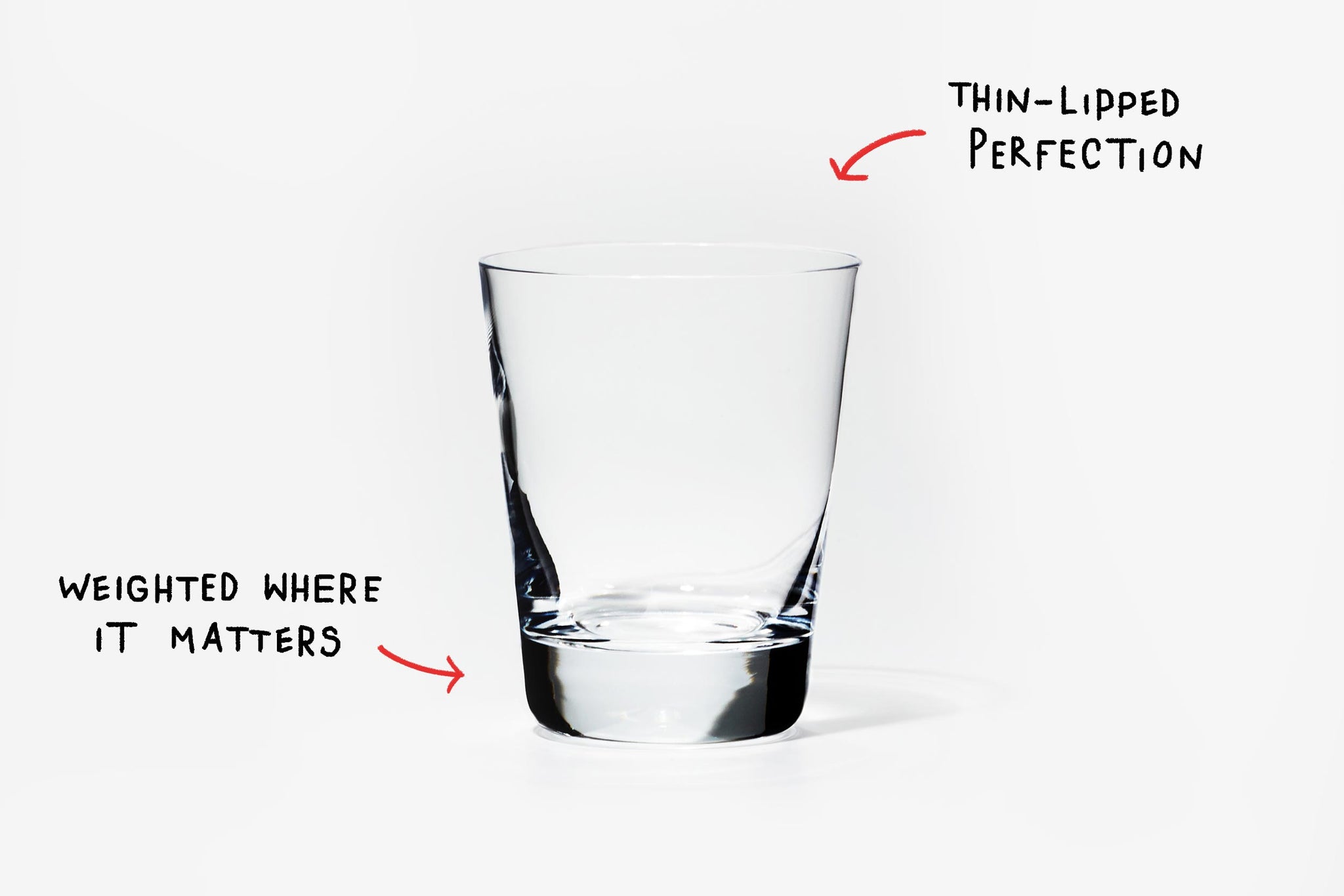 What is the top edge of a drinking glass called?