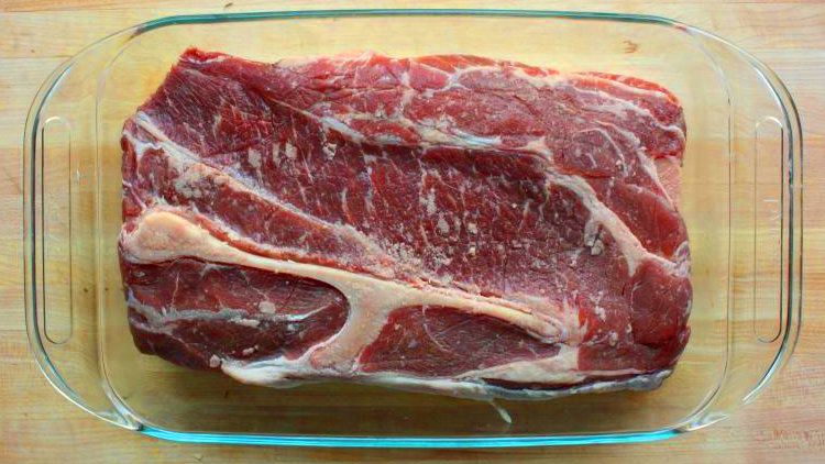 What is the white layer in beef?