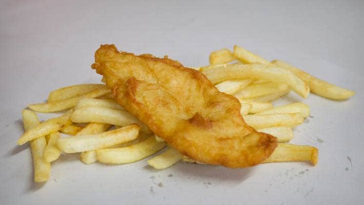 What is the White Stuff in fish and chips?