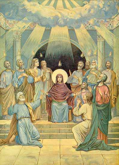 What is the work of the Holy Spirit on the Apostles?