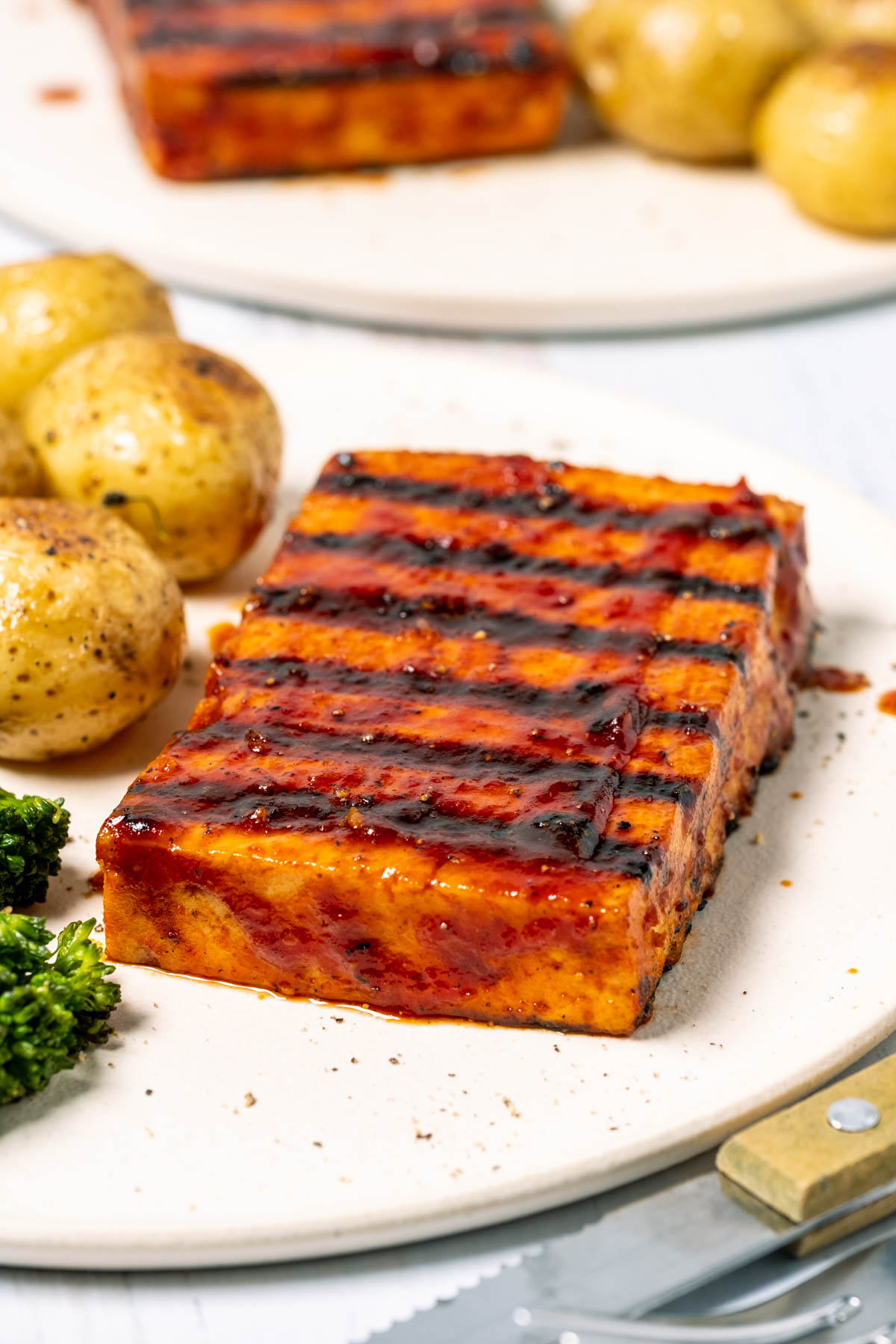 What is tofu steak made of?