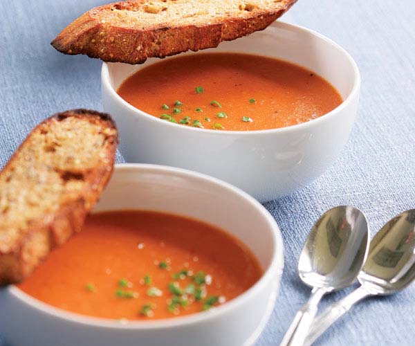 What is tomato soup made of?