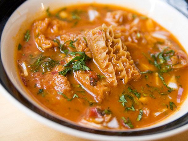 What is traditional menudo made of?