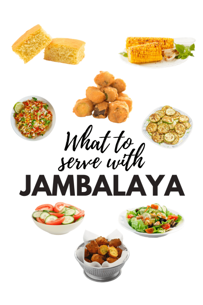 What is traditionally served with jambalaya?