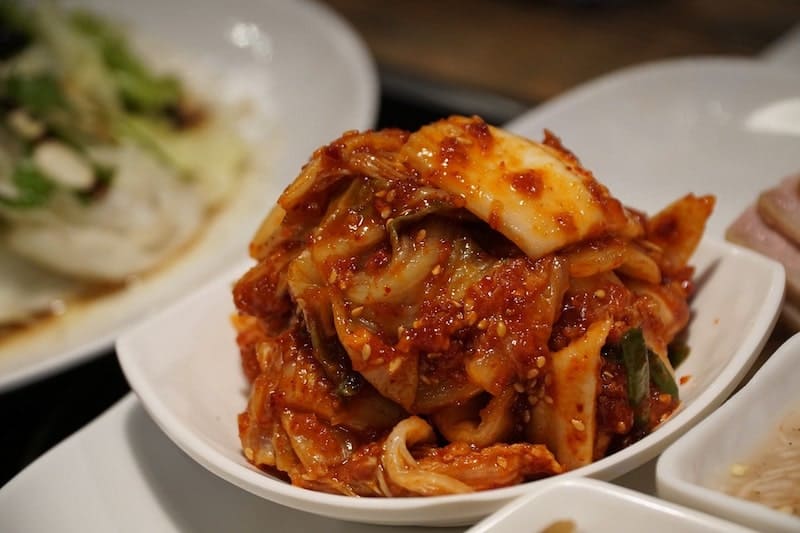 What is unfermented kimchi called?