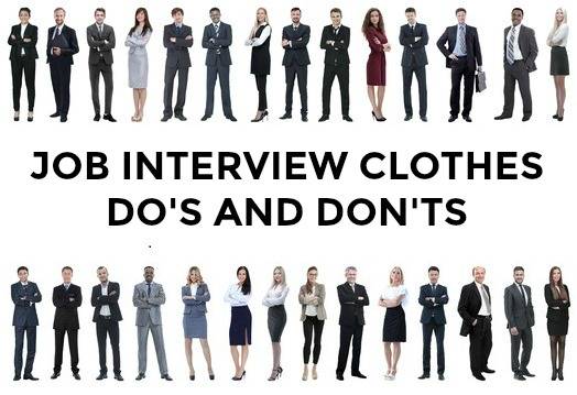 What is unprofessional to wear to an interview?