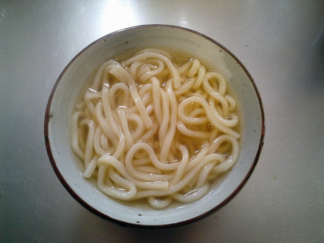 What is usually in udon?