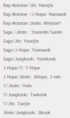 What is V and J-Hope ship called?