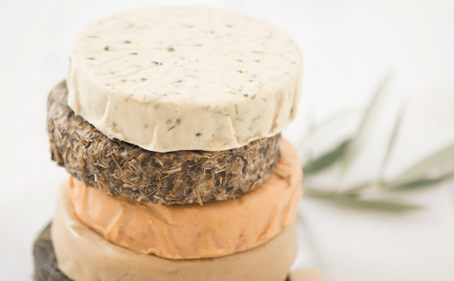 What is vegan brie made of?