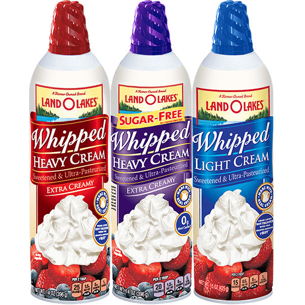 What is whipped cream in a can?