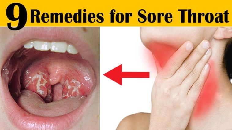 What kills a sore throat immediately?