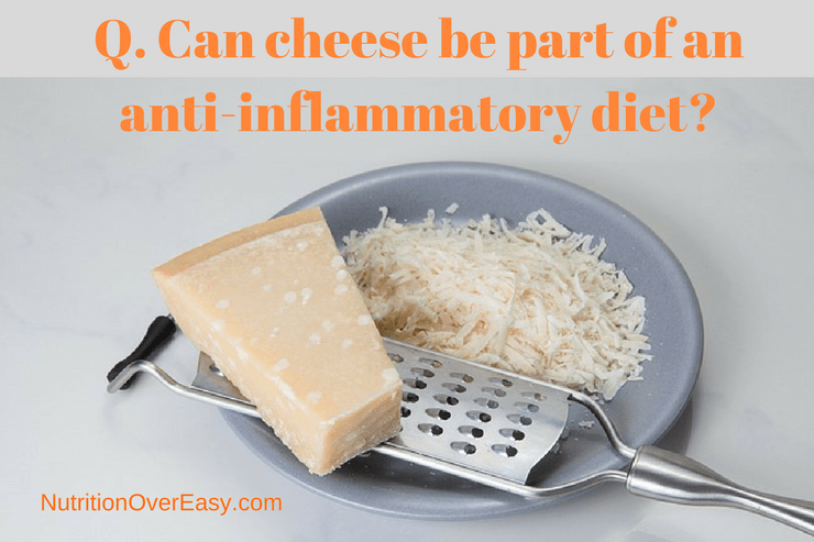 What kind of cheese is anti inflammatory?