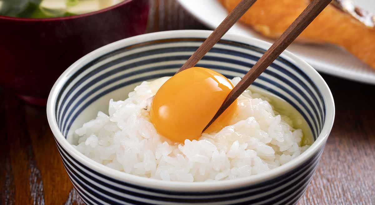 What kind of eggs do they eat in Japan?