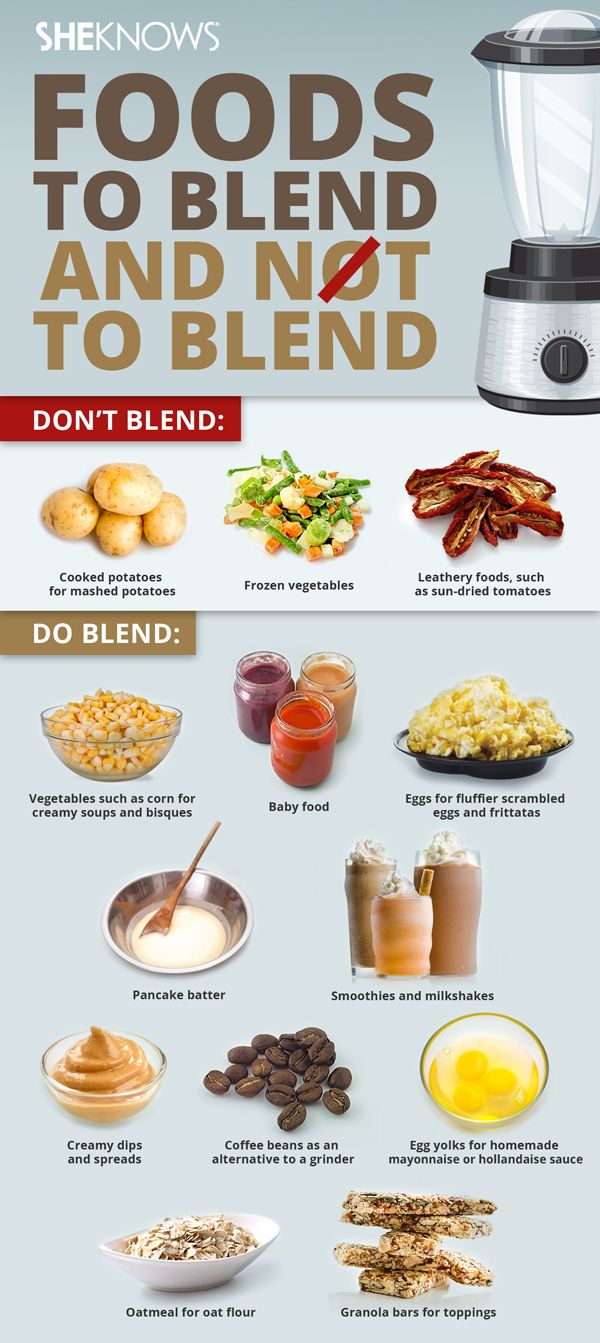 What kind of foods do you blend?