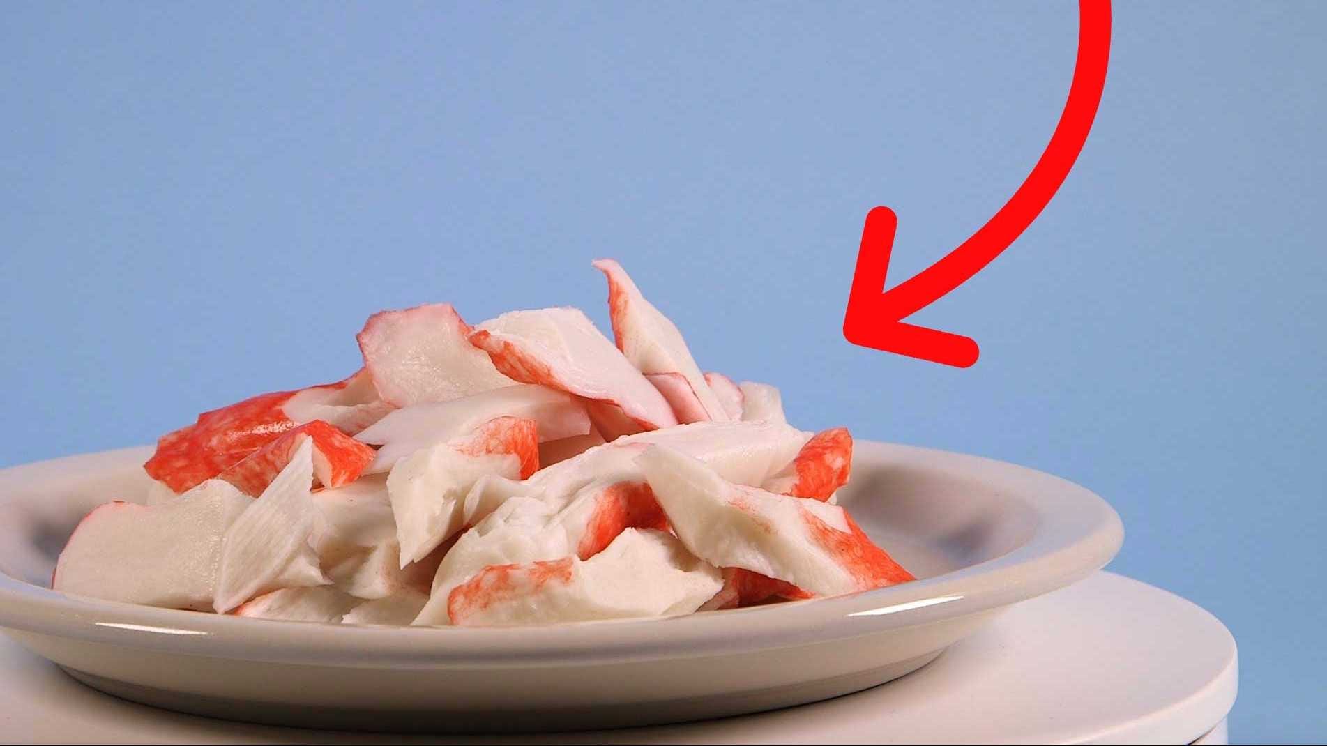 What kind of meat is crab meat made of?