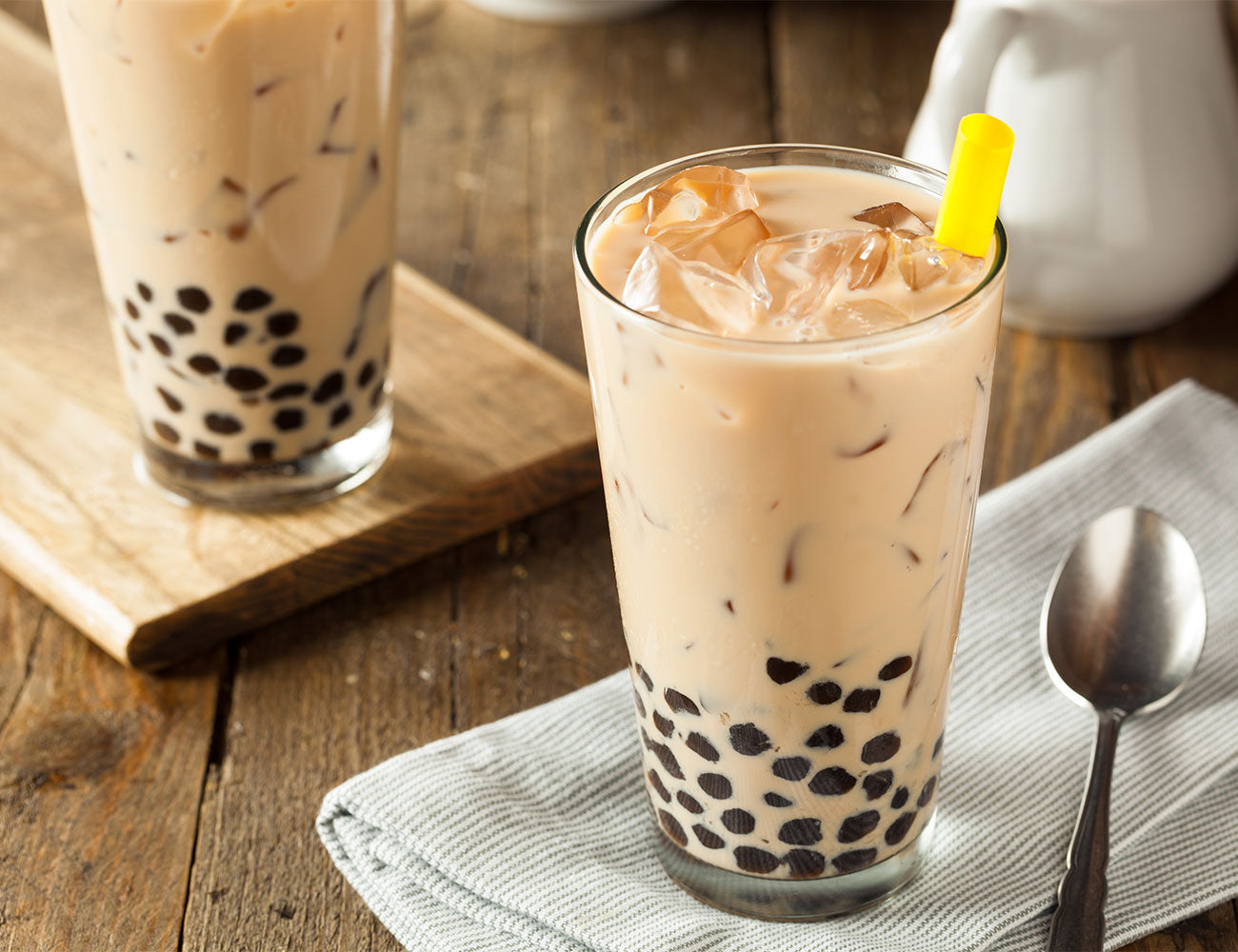 What kind of milk is in bubble tea?