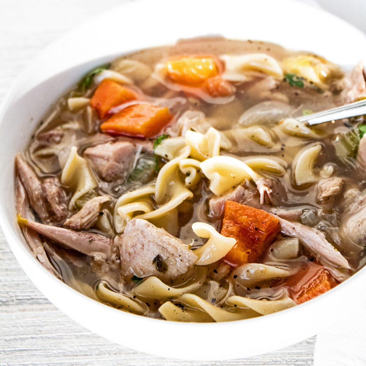 What kind of noodles hold up best in soup?