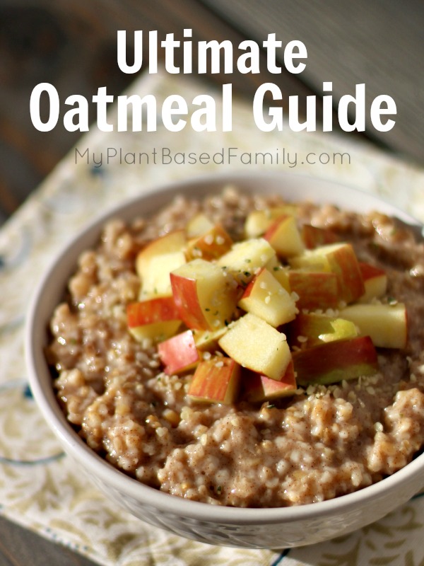 What kind of oatmeal can you eat on a plant based diet?