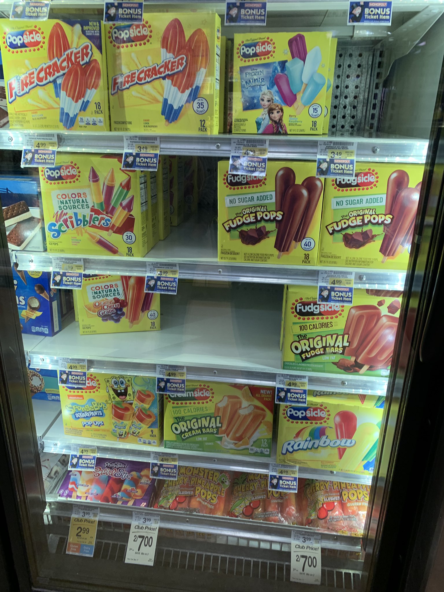 What kind of popsicles can I have before a colonoscopy?