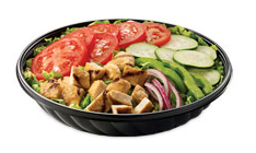 What kind of salads can you get at Subway?