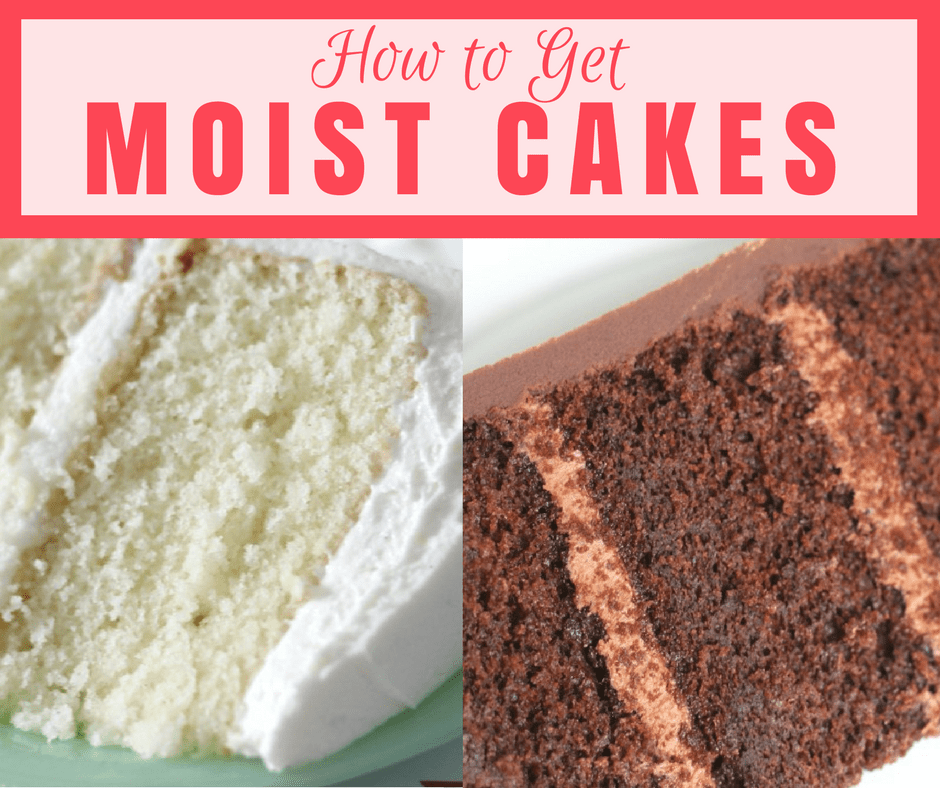 What makes a cake more moist?