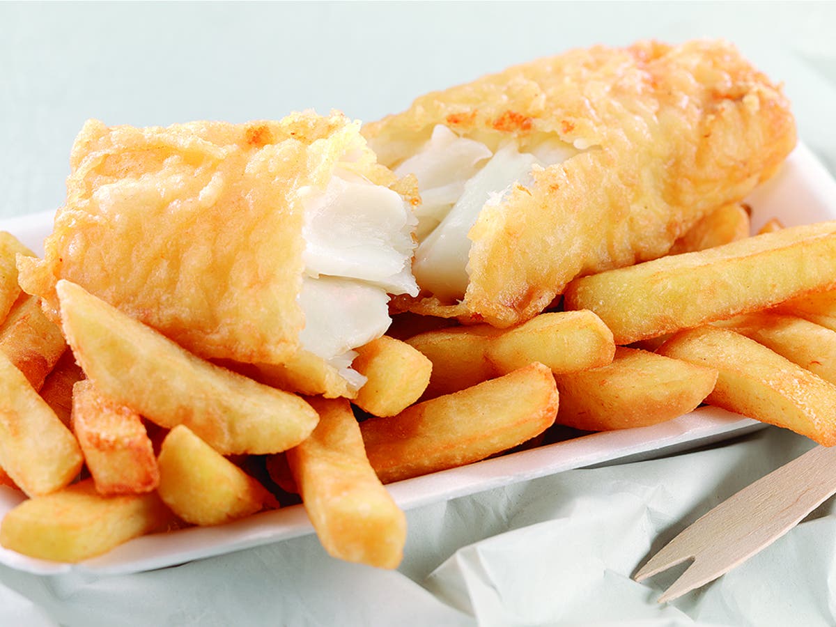 What makes a good fish and chips sign?