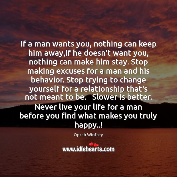 What makes a man stay in a relationship?