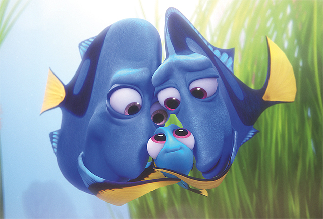 What makes Dory remember her parents?