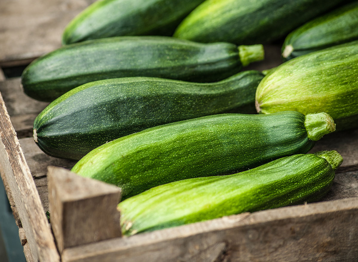 What makes zucchini hard to chew?