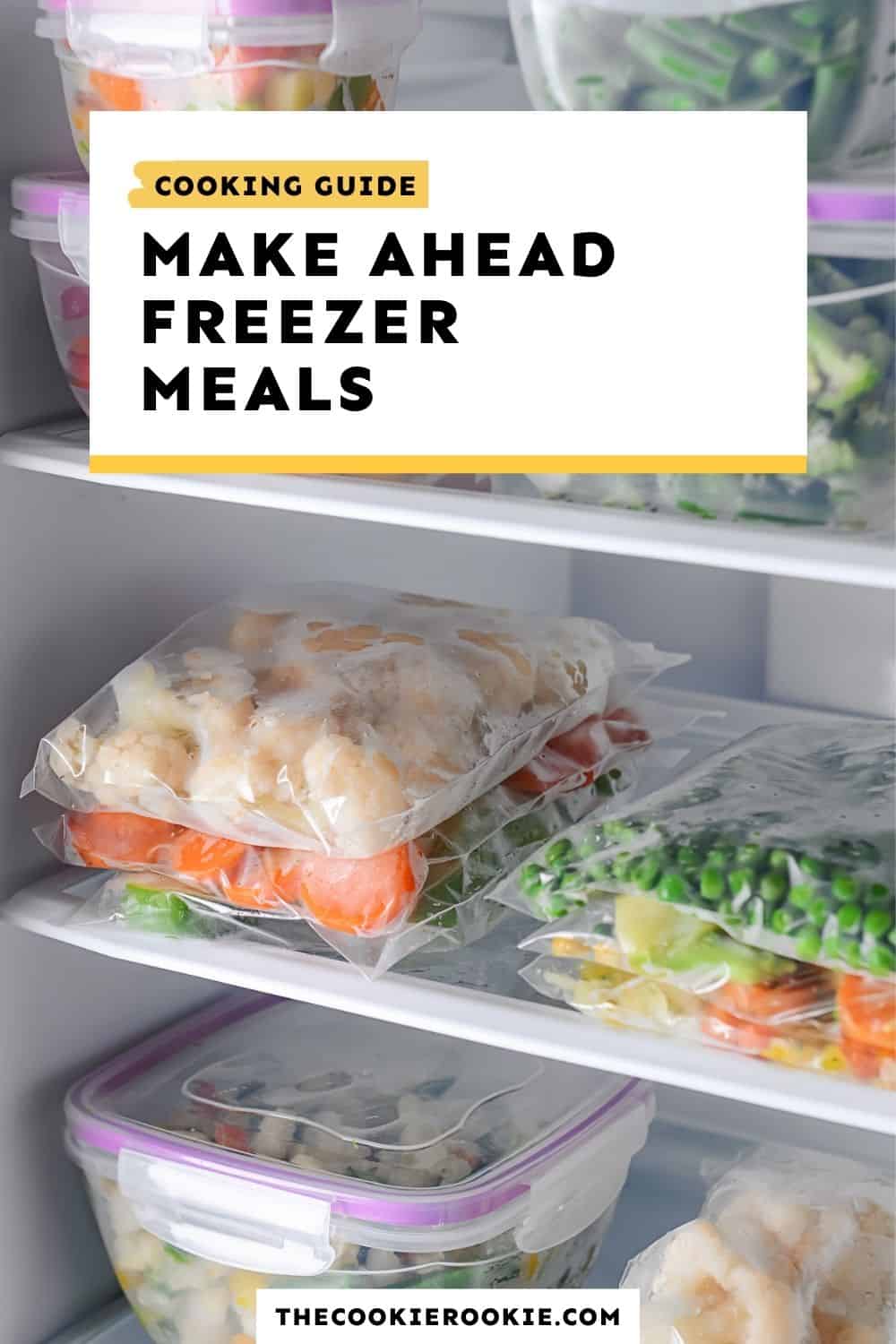 What meals can you make ahead of time?